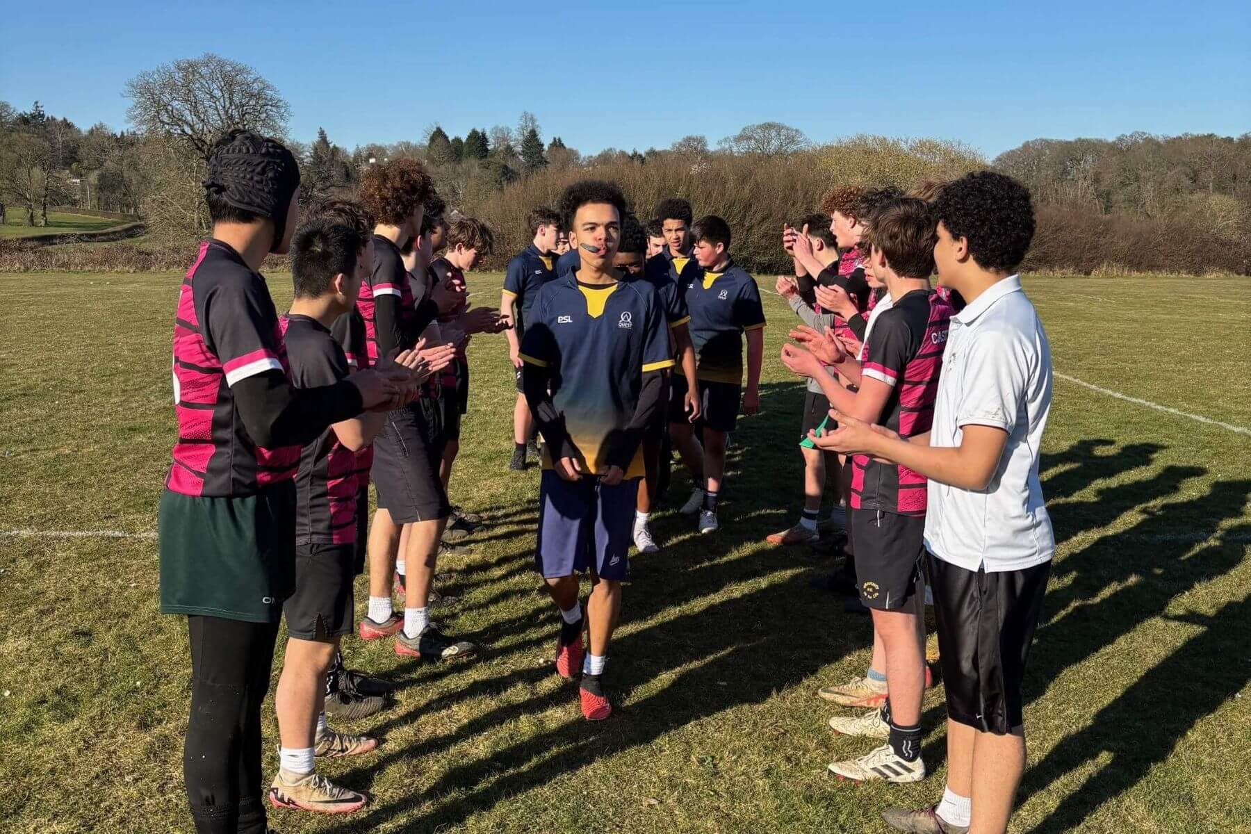 Year 10/11 rugby v Graveney - The Quest Academy